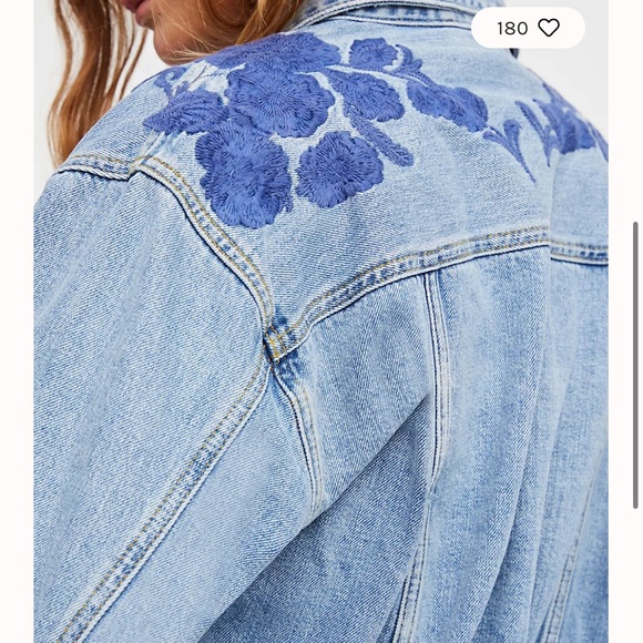 Free People | Jackets & Coats | Nwot Free People Cinched Back Denim ...